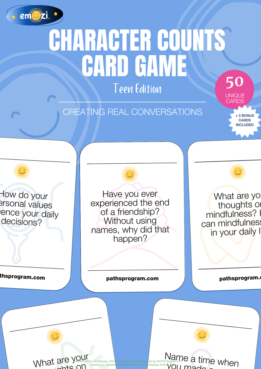 Character Counts Card Game - Teen edition – PATHS Program